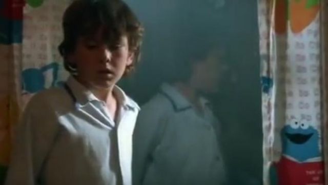 The curtains Sesame Street in the room of Joey Collins (Joshua Morrell) in Joey | Spotern