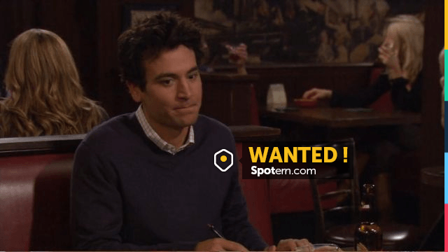 The blue sweater and the white shirt plaid Ted Mosby (Josh Radnor) in ...