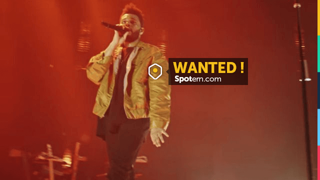 Bomber yellow worn by The Weeknd in a video of the live 'Vevo Presents ...