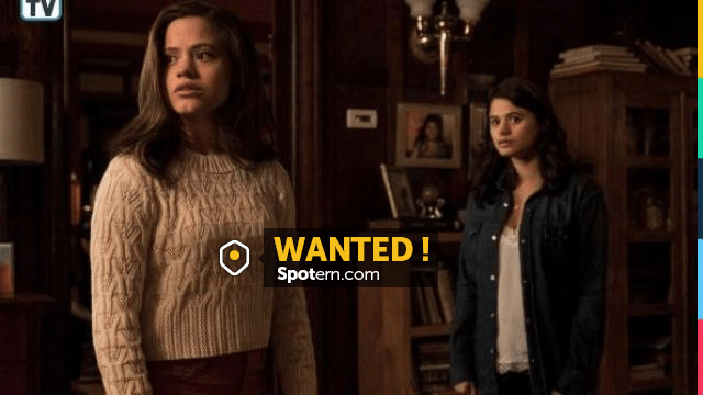 Beige sweater worn by Mel Vera (Melonie Diaz) as seen in Charmed Pilot ...