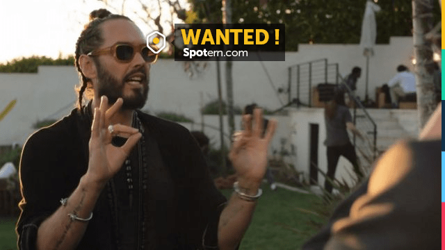 Clear yellow sunglasses worn by Lance (Russell Brand) as seen in ...