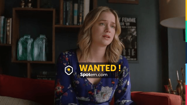 La robe imprimée portée par Guinevere Beck (Elizabeth Lail) dans YOU ...