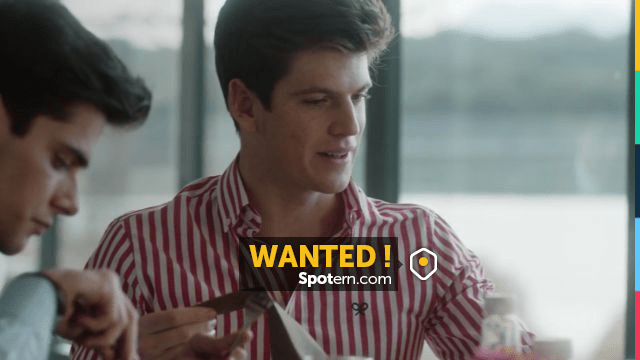 The shirt with red stripes de Guzman (Miguel Bernardeau) in Elite ...