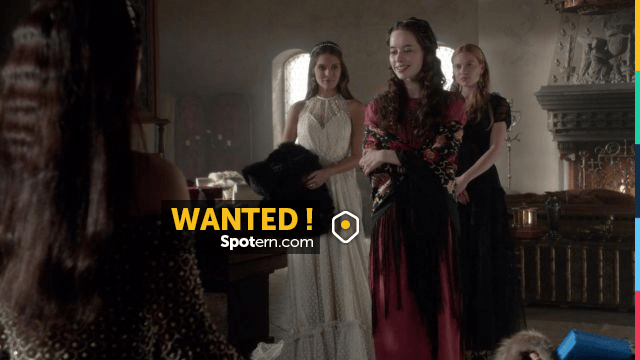 The white dress worn by Lady Kenna (Caitlin Stasey) in Reign S01E14 ...
