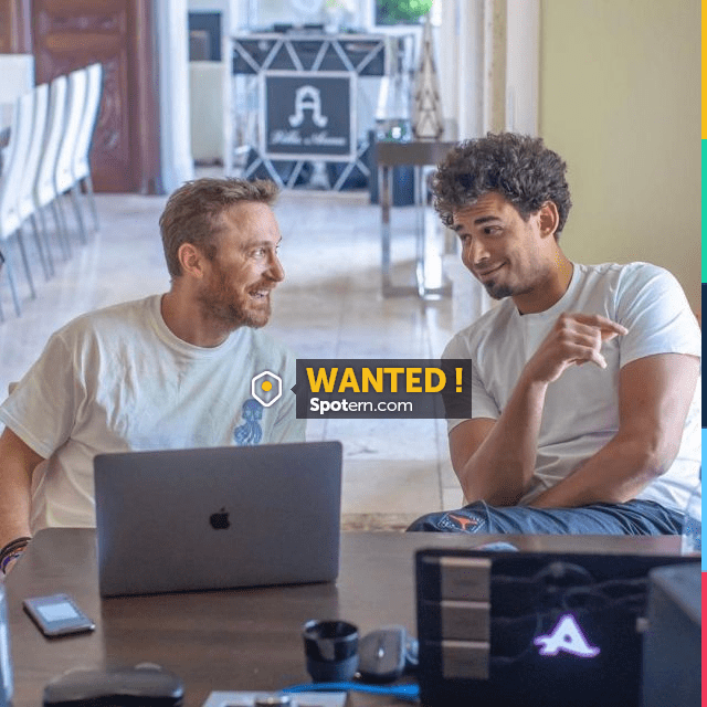 The t-shirt worn by David Guetta on his account Instagram @davidguetta ...