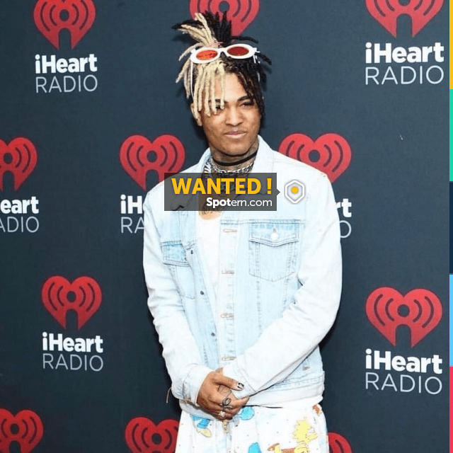 The jean jacket worn by XXXTentacion during its passage on IHeartRadio ...