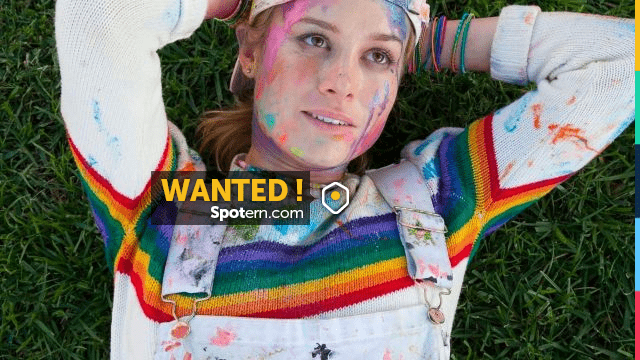 Rainbow sweater worn by Kit (Brie Larson) in Unicorn Store | Spotern