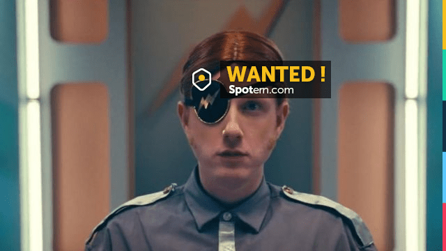 The matte-black eye with a flash of golden worn by Alex Trimble in the ...