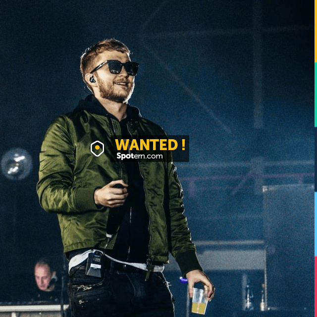 The leather jacket bomber worn by Vald on his account Instagram ...