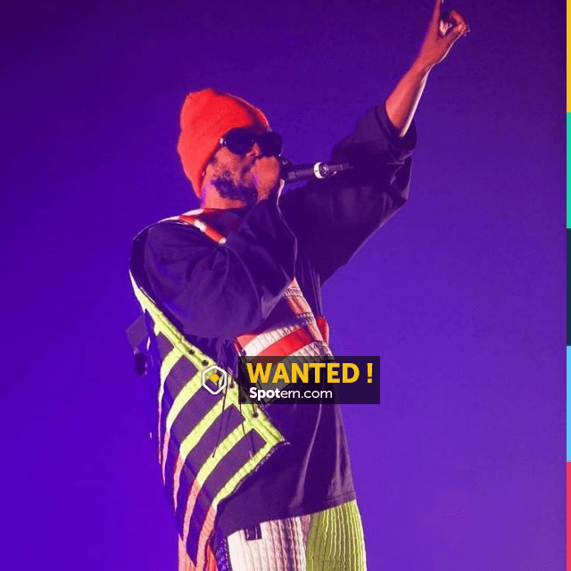 Keep Going Kid and H.Lorenzo Black jacket multicolored stripes with ...