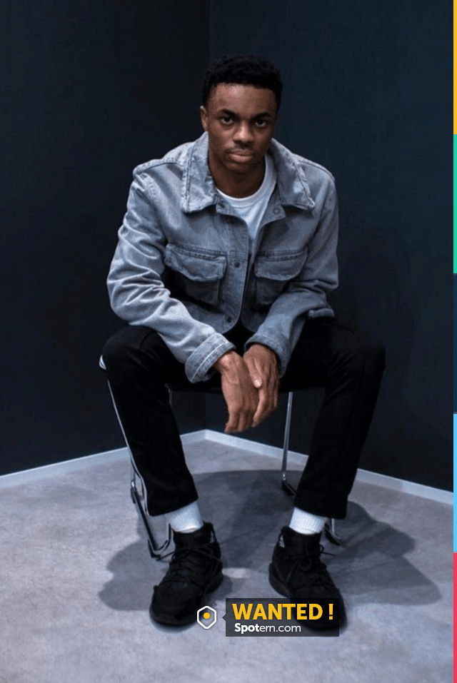 Black sneakers worn by Vince Staples as seen on his Instagram account ...