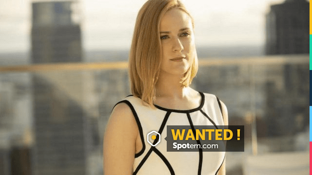 White dress with black trim worn by Dolores Abernathy (Evan Rachel Wood ...