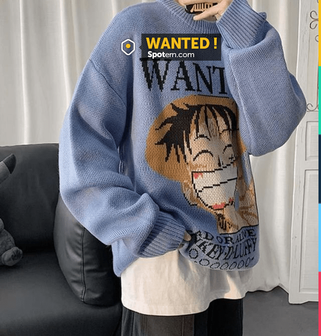 The sweater mesh Luffy on the account Instagram @CircumToy | Spotern
