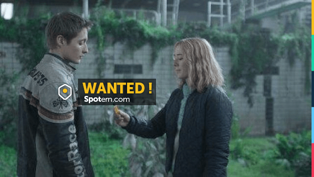 Veste en cuir (Motorrace Highspeed Champion 1975) porté par Daniel (Rex ...