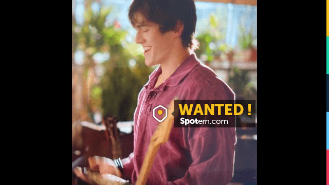 Burgundy Rugby Polo Style Shirt worn by Luke Patterson (Charles ...