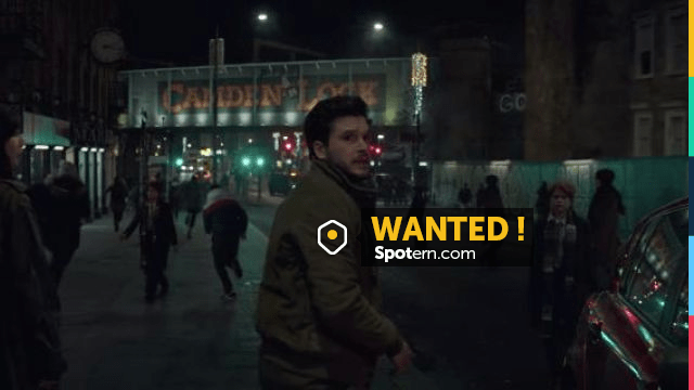 Olive green jacket worn by Dane Whitman (Kit Harington) as seen in ...
