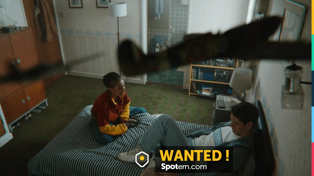 Nike white Hi Top sneakers worn by Adam Groff (Connor Swindells) as ...