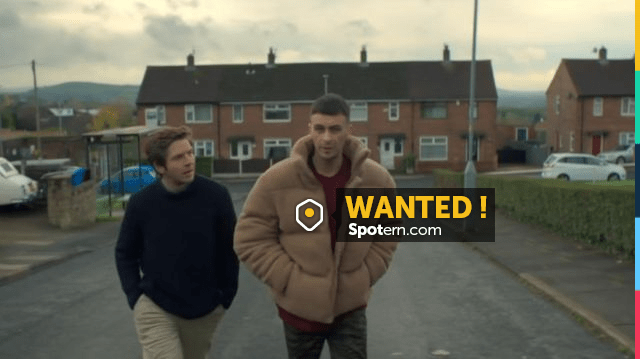 Puff jacket worn by Vinnie (Joe Gilgun) as seen in Brassic TV Series ...