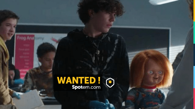 Black and white spiral tie and dye hoodie worn by Jake Wheeler (Zackary ...