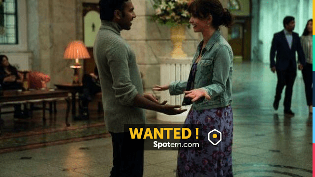 Floral midi dress worn by Ellie Appleton (Lily James) in Yesterday movie outfits | Spotern