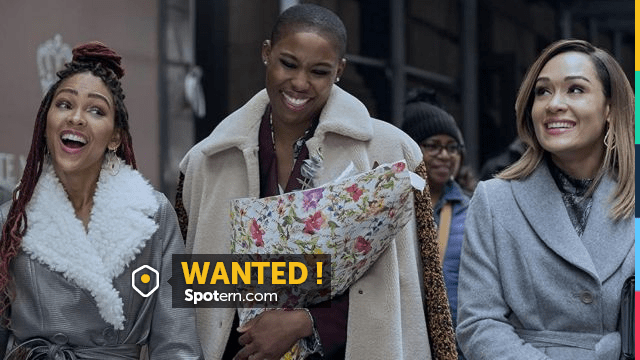 Grey Coat with Fur Collar worn by Camille (Meagan Good) as seen in ...