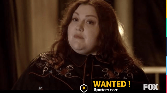 Cowboy Western Embroidered Shirt worn by Gigi Taylor-Roman (Beth Ditto ...