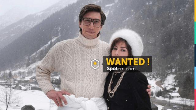 Knitted turtleneck sweater worn by Maurizio Gucci (Adam Driver) in ...