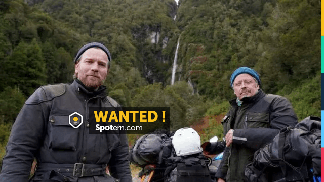 Leather Biker Jacket worn by Ewan McGregor as seen in Long Way Up TV ...