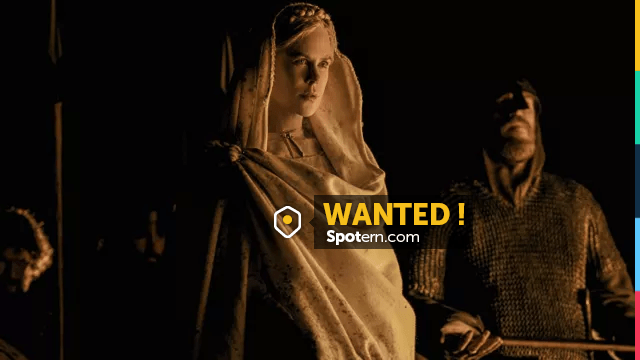 White Hoodie Cape worn by Queen Gudrún (Nicole Kidman) as seen in The ...