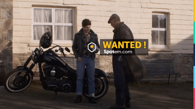 Printed Palm Shirt in black worn by Dom (Iwan Rheon) as seen in The ...