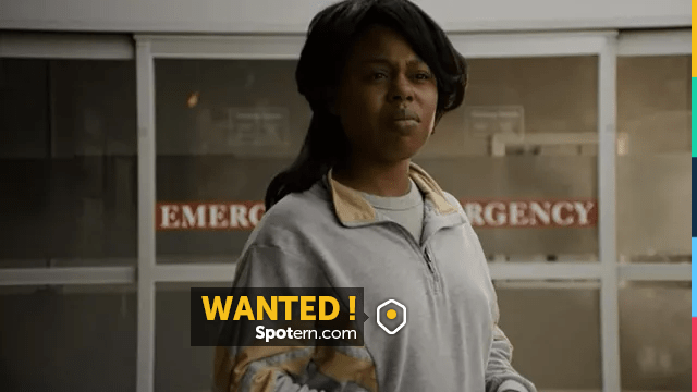 1/4 Zip Grey Sweatshirt worn by Wanda Bell (Gail Bean) as seen in ...