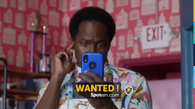 Printed Shirt worn by Dean Simms (Harold Perrineau) as seen in Claws TV ...