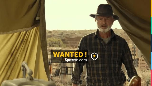 Plaid shirt worn by Alan Grant (Sam Neill) as seen in Jurassic World ...