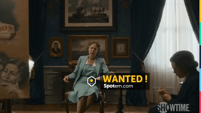 Blue dress and jacket ensemble worn by Eleanor Roosevelt (Gillian ...