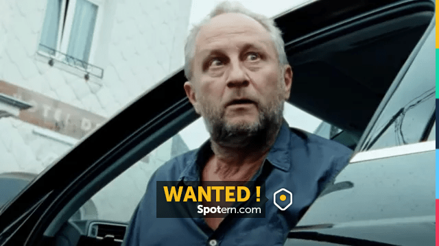 The navy blue shirt worn by Marcel (Benoît Poelvoorde) in the film ...