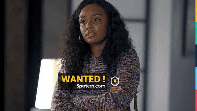 Multicolor Sweater worn by Grace Ryder (Sierra McClain) as seen in 9-1 ...