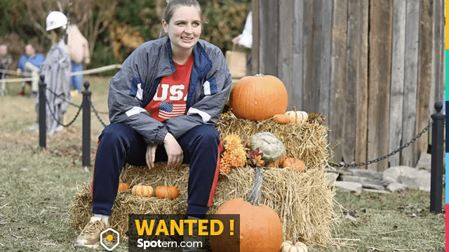 Gold sneakers worn by Kelly (Chelsea Holmes) as seen in Welcome to ...