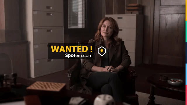 Brown Suede Long Trench Coat worn by Detective Chesler (Sasha Alexander ...