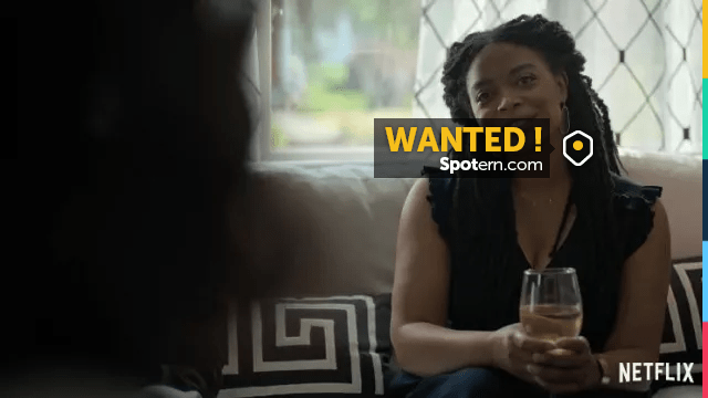 Earrings worn by Professor Debroah (Jenique Bennett) as seen in Along ...