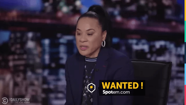 Printed Top worn by Dawn Staley as seen in The Daily Show with Trevor ...