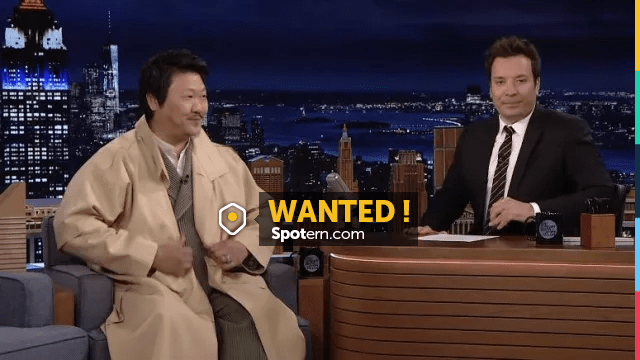 Trench coat worn by Benedict Wong as seen in The Tonight Show Starring ...