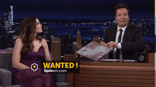 Purple Dress worn by Mandy Moore in The Tonight Show Starring Jimmy ...