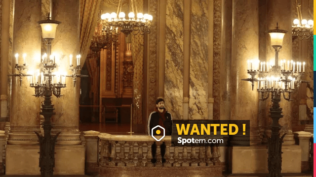 The Adidas navy blue tracksuit jacket worn by Antoine (MB14) in the ...