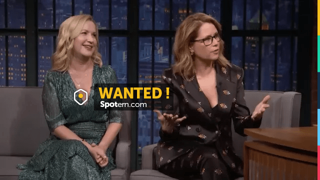 Green Sequin Dress worn by Angela Kinsey as seen in Late Night with ...