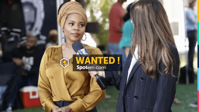 Gold Blouse worn by Amara Patterson (Kelly Jenrette) as seen in All ...