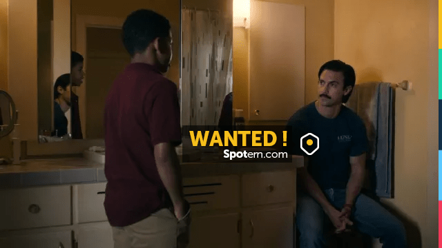 Navy Blue Tee worn by Jack Pearson (Milo Ventimiglia) as seen in This ...