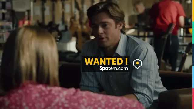 Striped shirt worn by Billy Beane (Brad Pitt) in Moneyball movie | Spotern