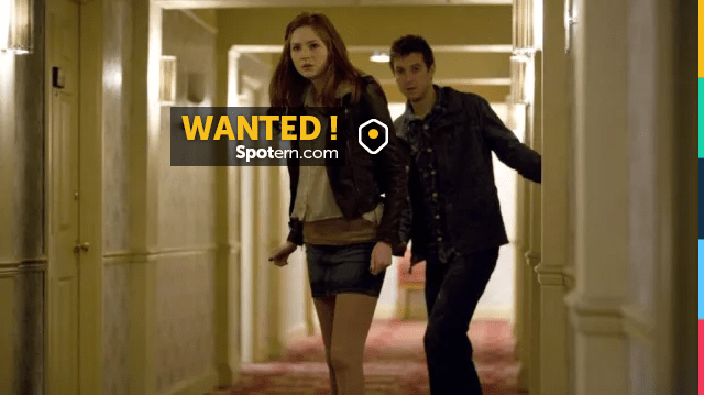 Leather jacket worn by Amy Pond (Karen Gillan) as seen in Doctor Who TV ...