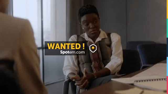 Striped Suit vest worn by Danielle Poole (Krys Marshall) in For All ...