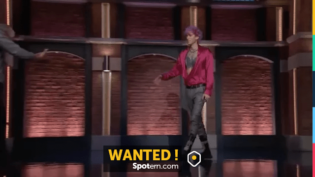 Boots worn by Machine Gun Kelly as seen in Late Night with Seth Meyers ...